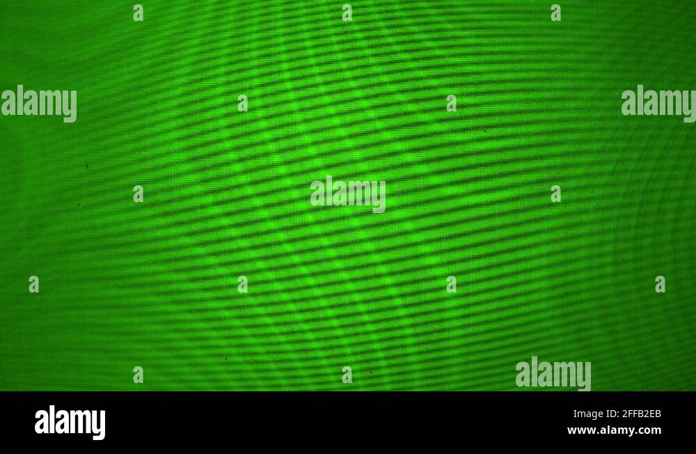 Computer monitor green screen failure Stock Video Footage - Alamy
