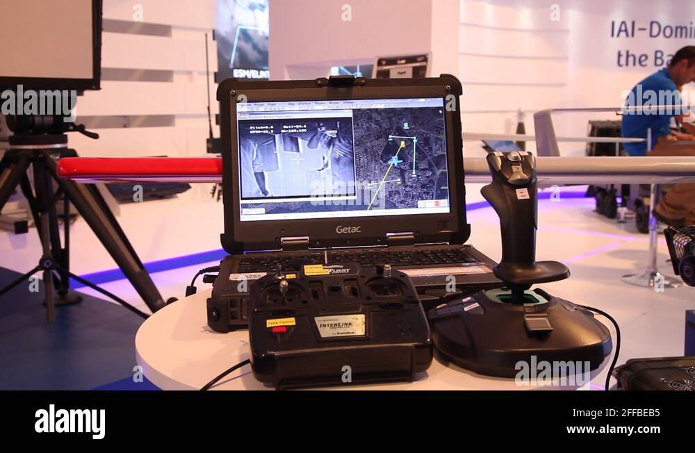 Control Console for UAV by Israel Aerospace Industries Stock Video ...