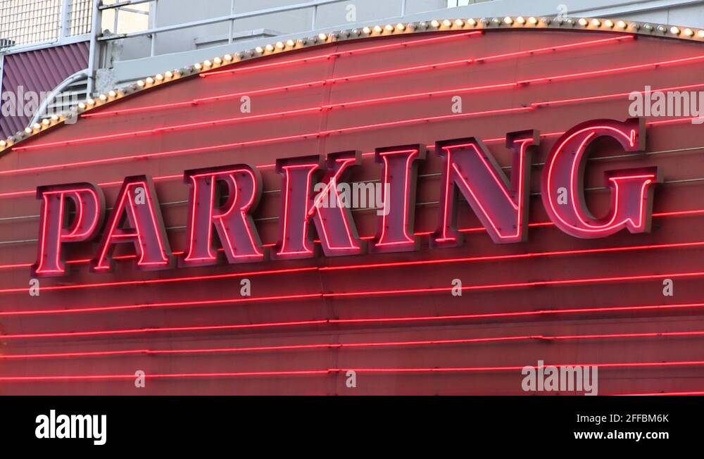 Parking sign neon Stock Videos & Footage - HD and 4K Video Clips - Alamy