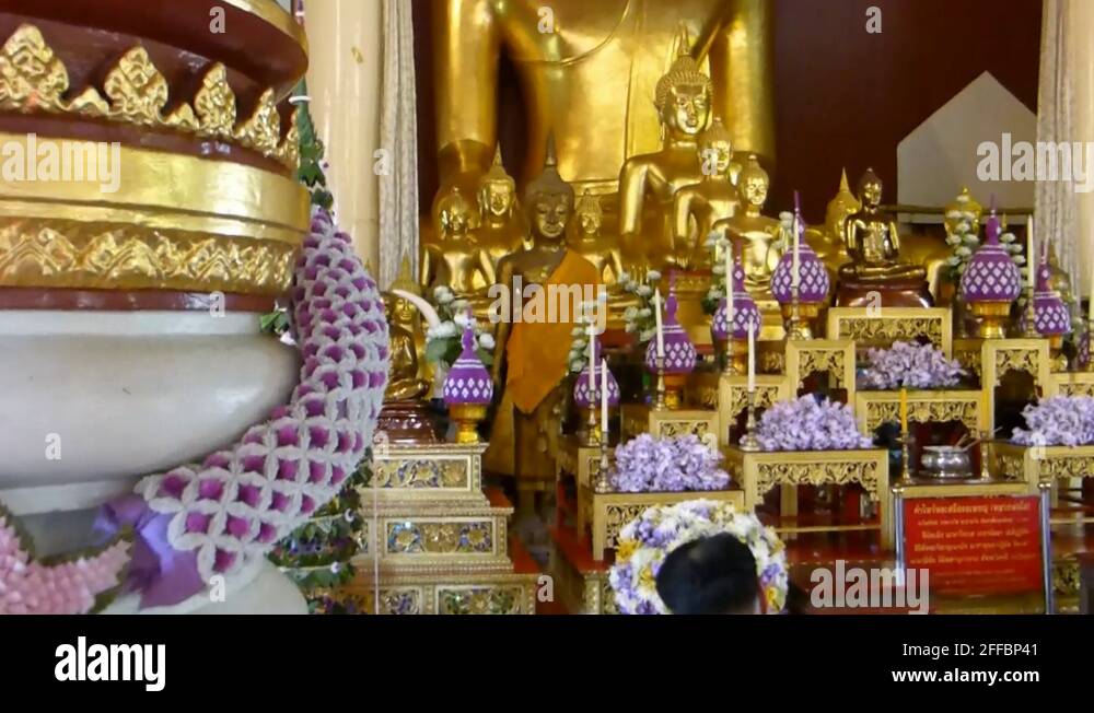 Golden color buddha statue Stock Videos & Footage - HD and 4K Video ...