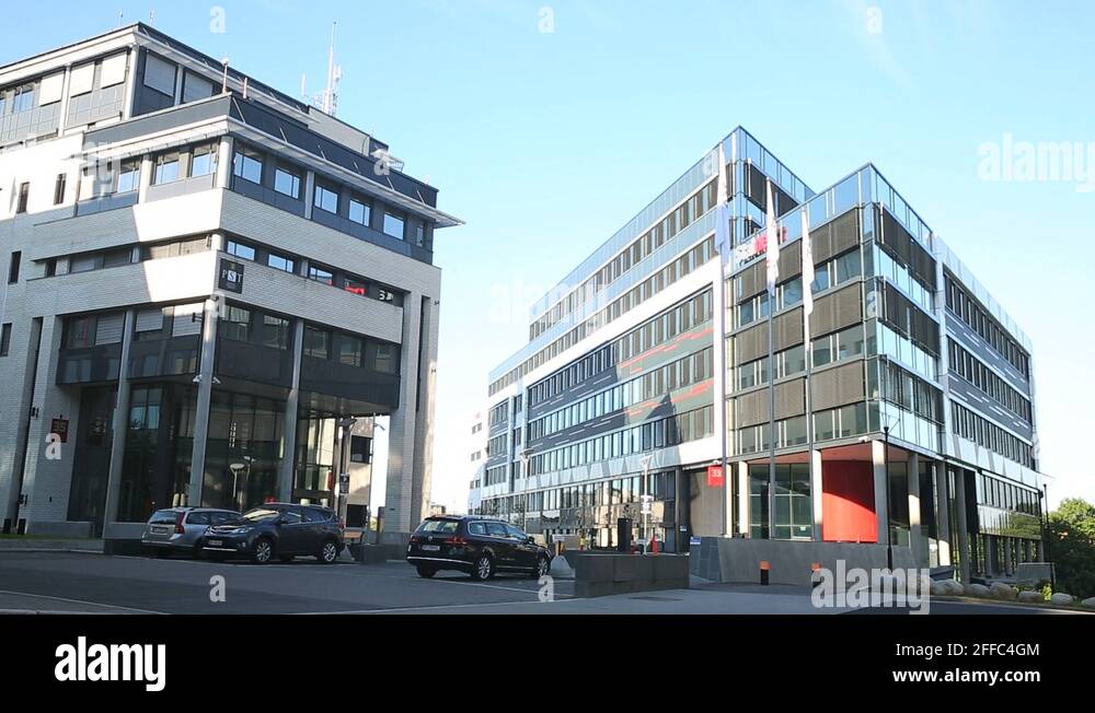 Norwegian Police Security Service Headquarter front view Stock Video ...