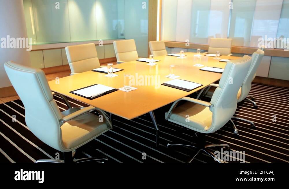 Conference room table no chairs Stock Videos & Footage - HD and 4K ...