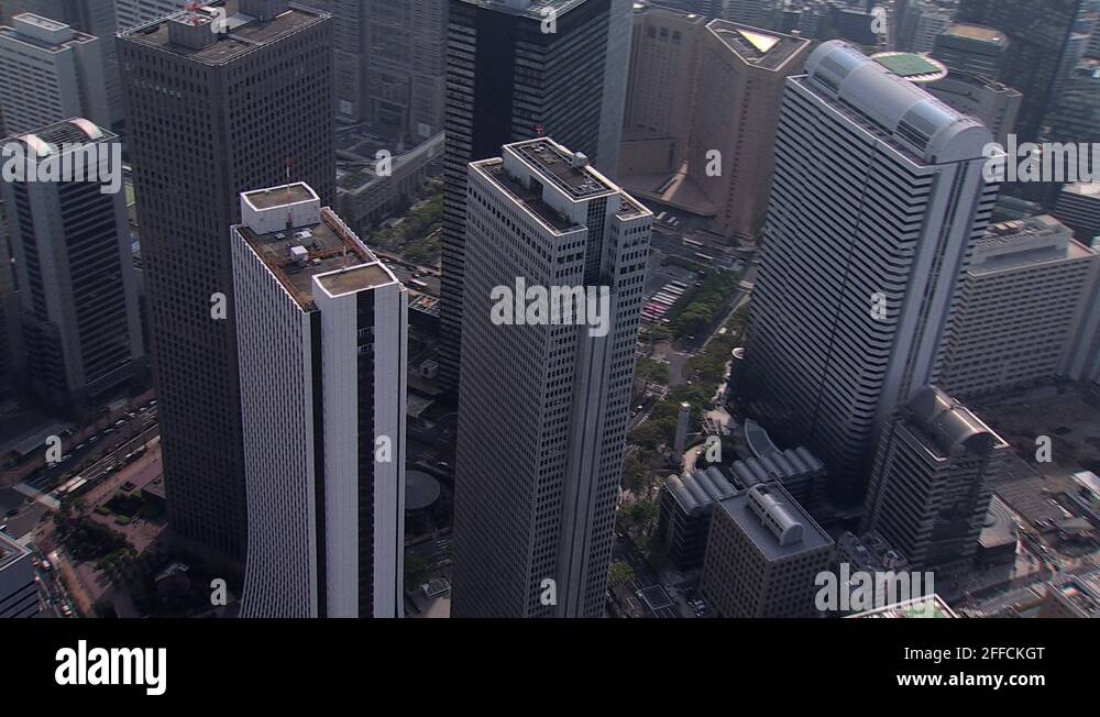 Japan tokyo shinjuku cocoon tower building Stock Videos & Footage - HD ...