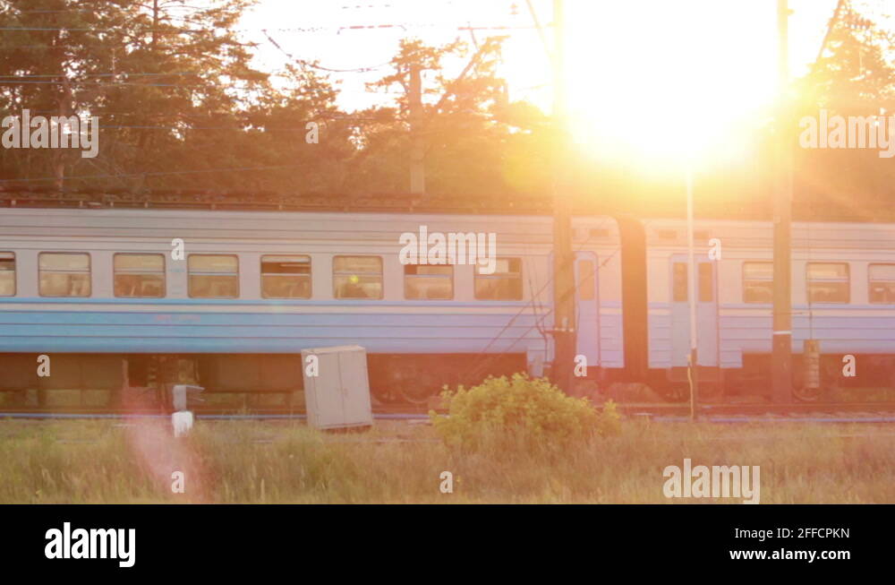 High speed train sunset Stock Videos & Footage - HD and 4K Video Clips ...