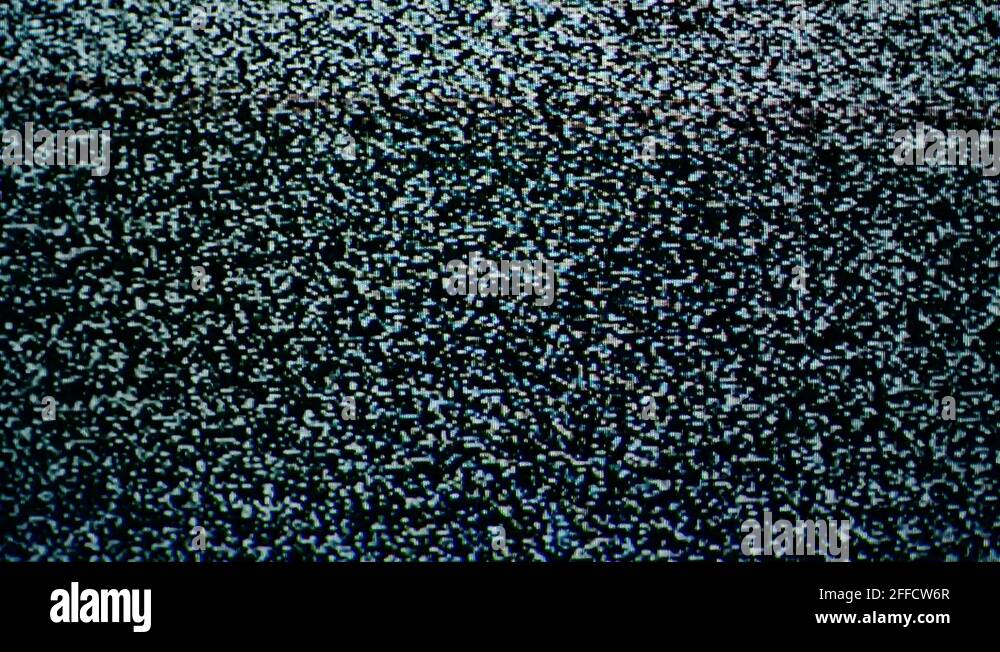 Detuned TV screen. Tv noise as background. 1920x1080, full hd footage ...