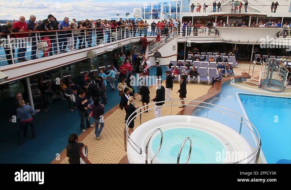 Passengers aboard cruise ship Stock Videos & Footage - HD and 4K Video ...