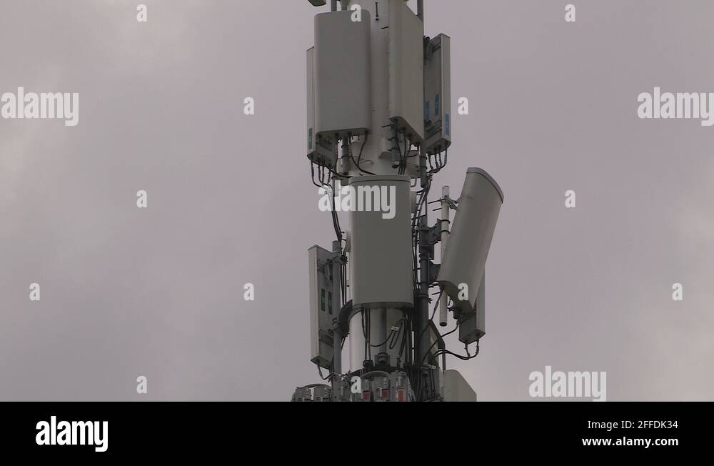 Cellular communications tower Stock Videos & Footage - HD and 4K Video ...