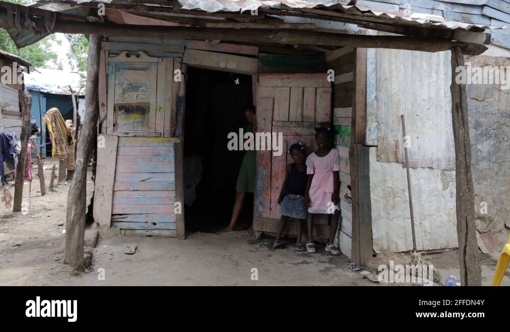 Children in Poverty in the Dominican Republic Stock Video Footage - Alamy