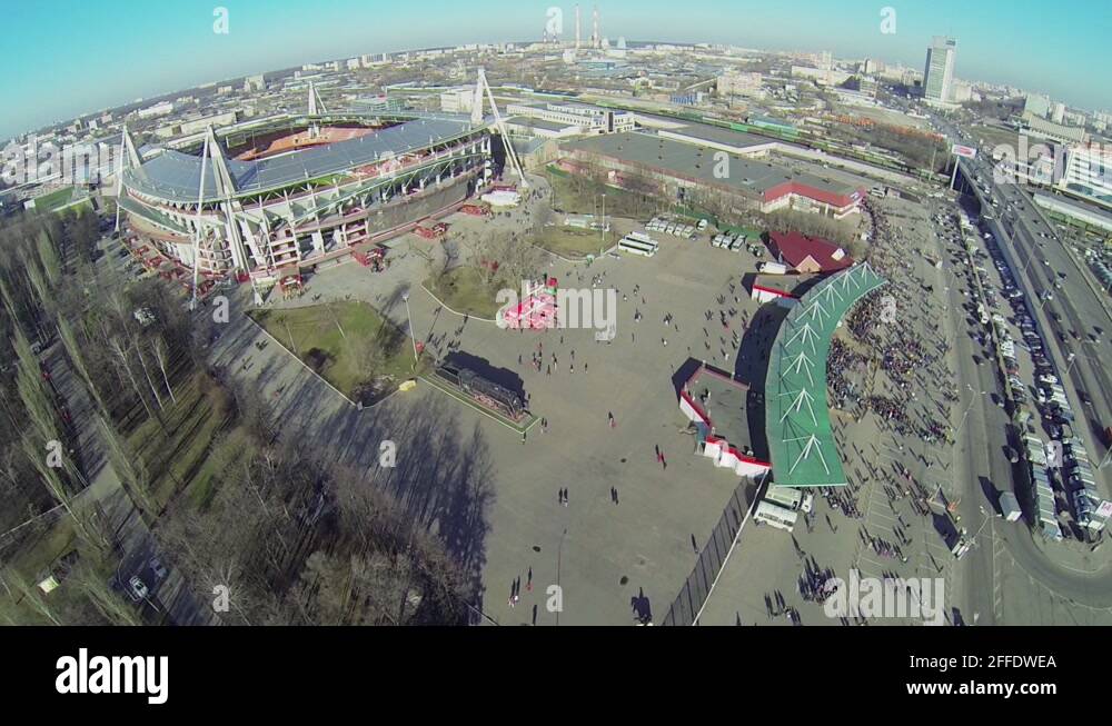 Entrance gate soccer stadium Stock Videos & Footage - HD and 4K Video ...