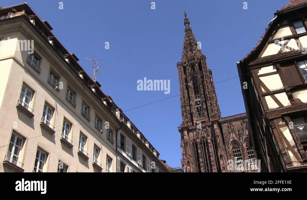 Cathedral roof strasbourg tower Stock Videos & Footage - HD and 4K ...