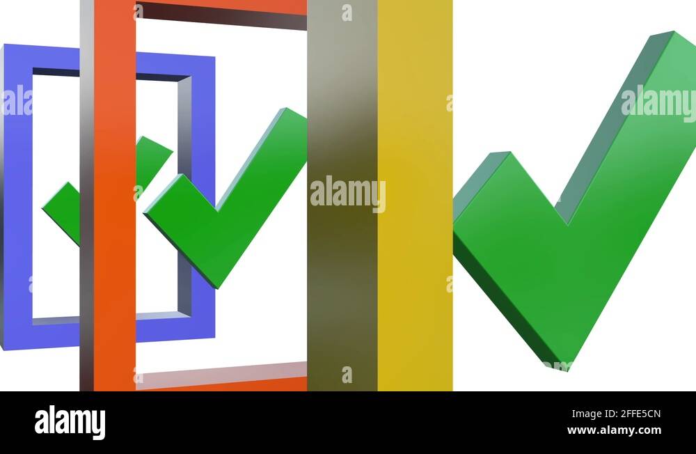 3d green tick ok sign Stock Videos & Footage - HD and 4K Video Clips ...