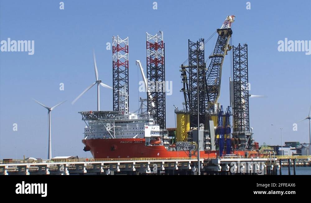 Offshore wind construction Stock Videos & Footage - HD and 4K Video ...