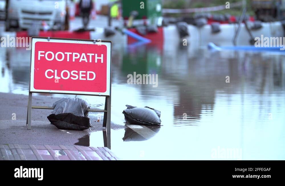 Flooding warning sign Stock Videos & Footage - HD and 4K Video Clips ...