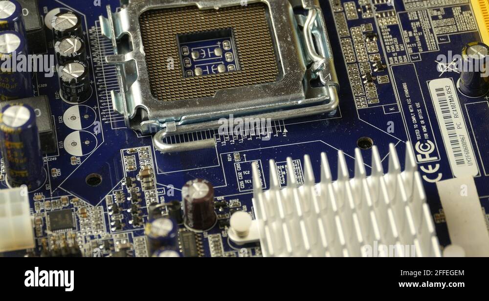 4k computer main board,assembly circuit Stock Video Footage - Alamy