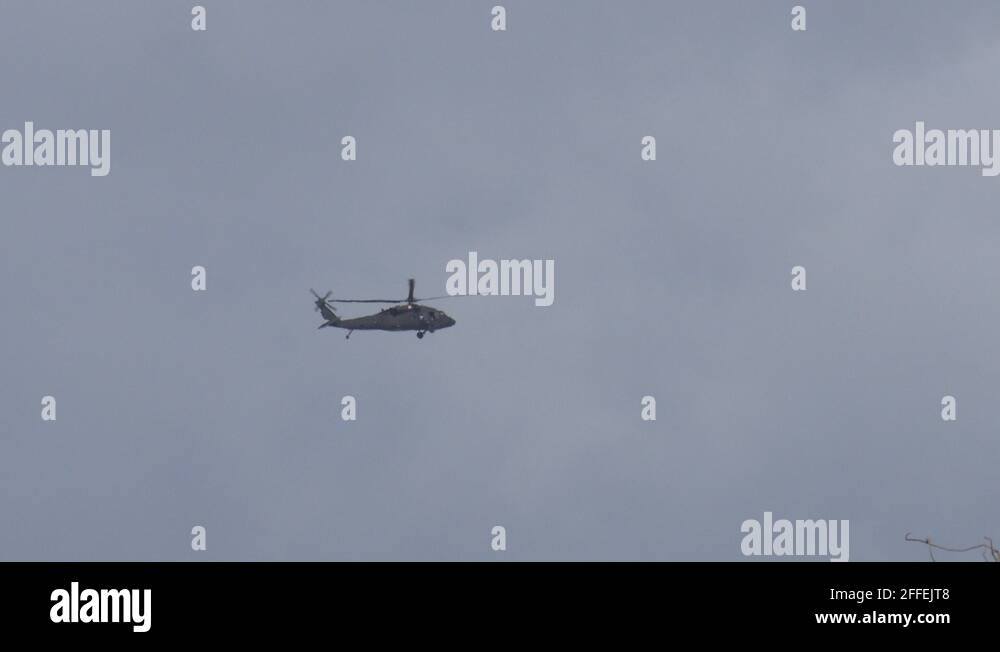 ATF Black Hawk helicopter 4 Stock Video Footage - Alamy