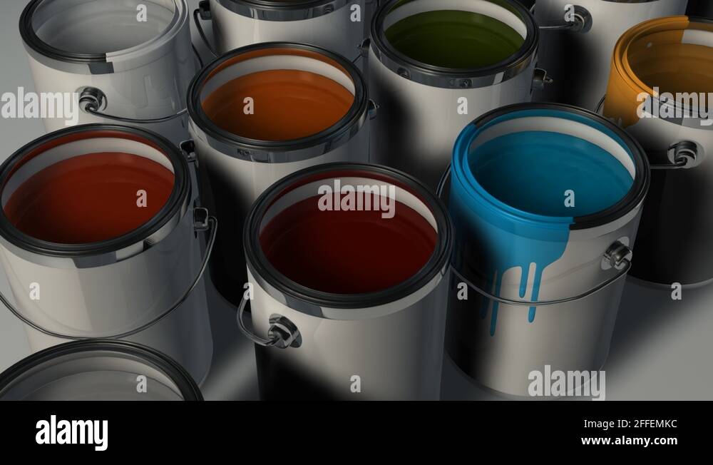 Paint cans color palette Stock Videos & Footage - HD and 4K Video Clips ...