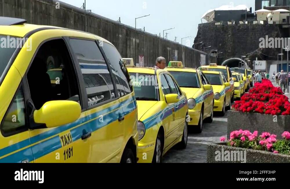 Madeira yellow taxi Stock Videos & Footage - HD and 4K Video Clips - Alamy