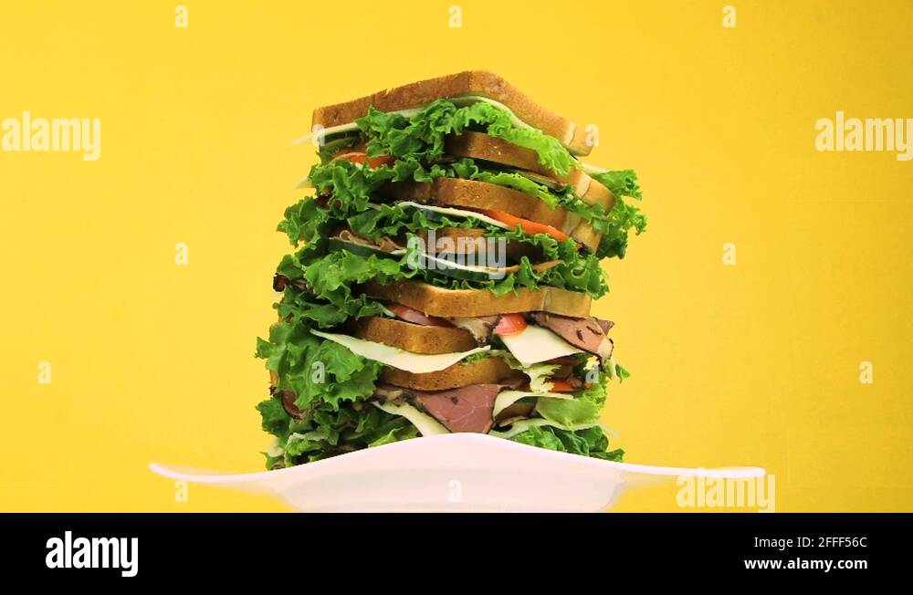 Big turkey sandwich Stock Videos & Footage - HD and 4K Video Clips - Alamy
