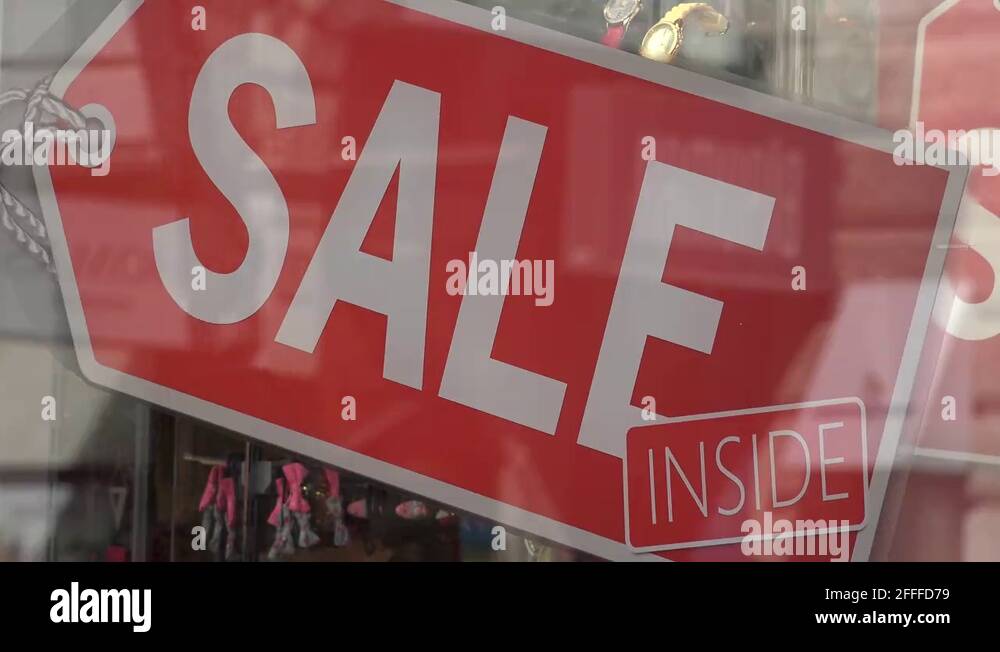 Notice poster sale sign signage Stock Videos & Footage - HD and 4K ...