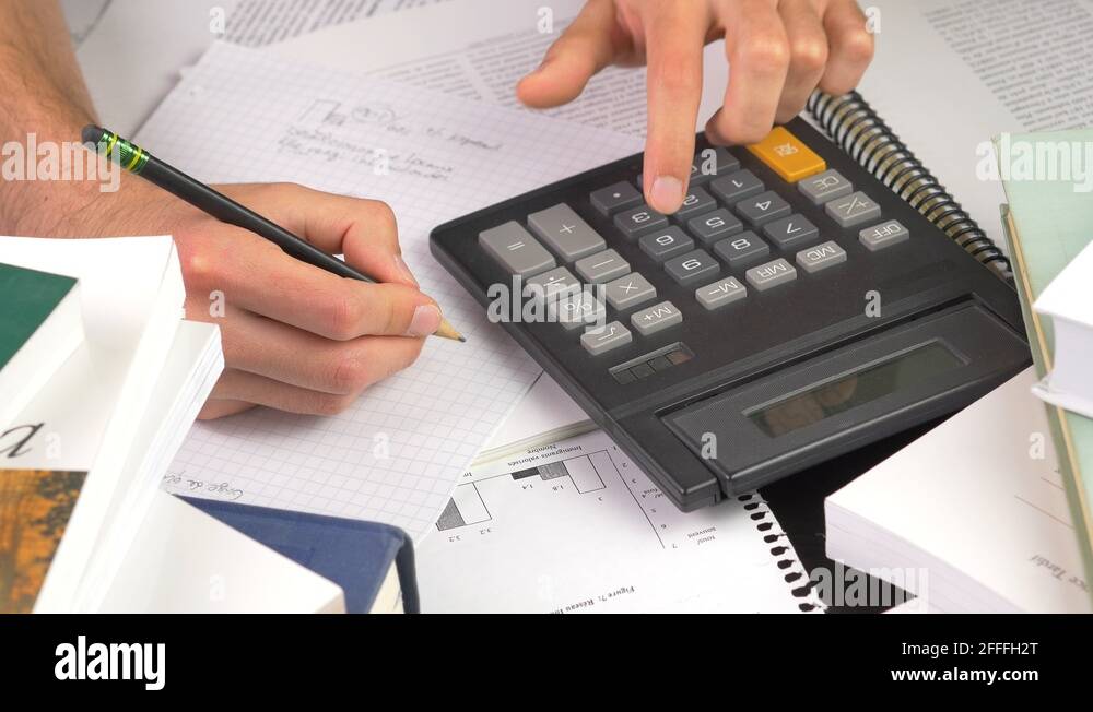 Student using a calculator Stock Videos & Footage - HD and 4K Video ...