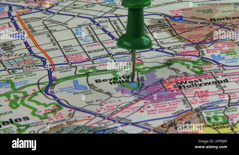 Map of beverly hills Stock Videos & Footage - HD and 4K Video Clips - Alamy
