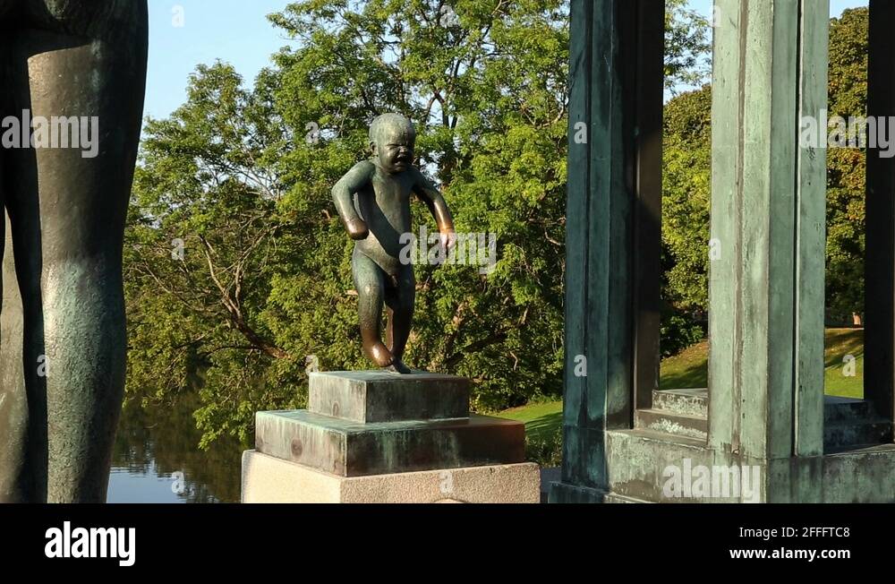 Grumpy Boy Sinnataggen Vigeland Sculpture Park Oslo motorized slider ...