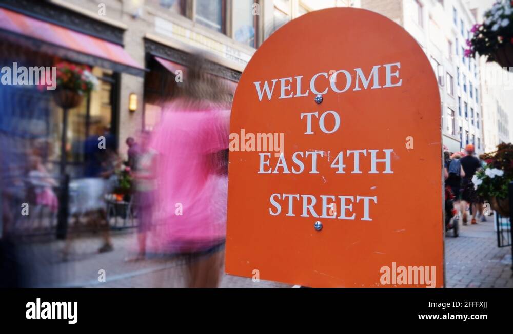 Welcome to downtown cleveland sign Stock Videos & Footage - HD and 4K ...