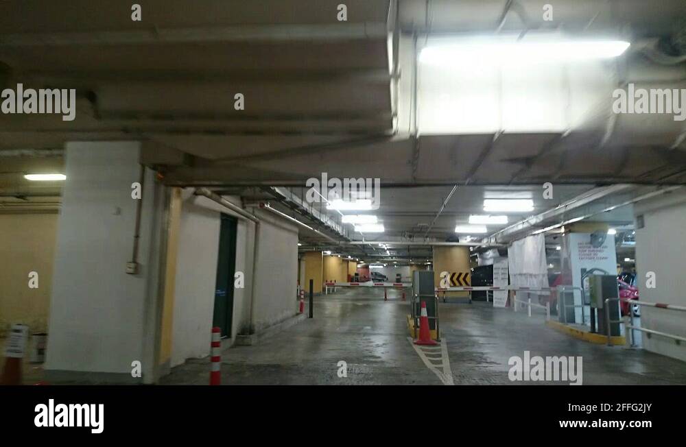 Motion time lapse view of journey from parking area in Mid Valley Megamall Stock Video Footage ...
