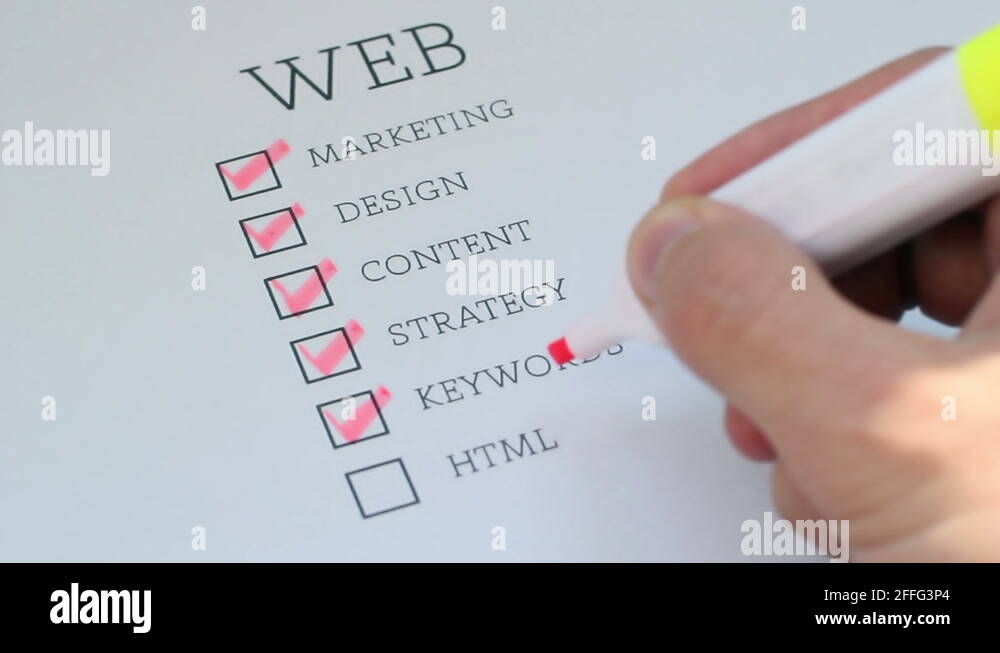 Checklist Stock Videos & Footage - HD and 4K Video Clips - Alamy