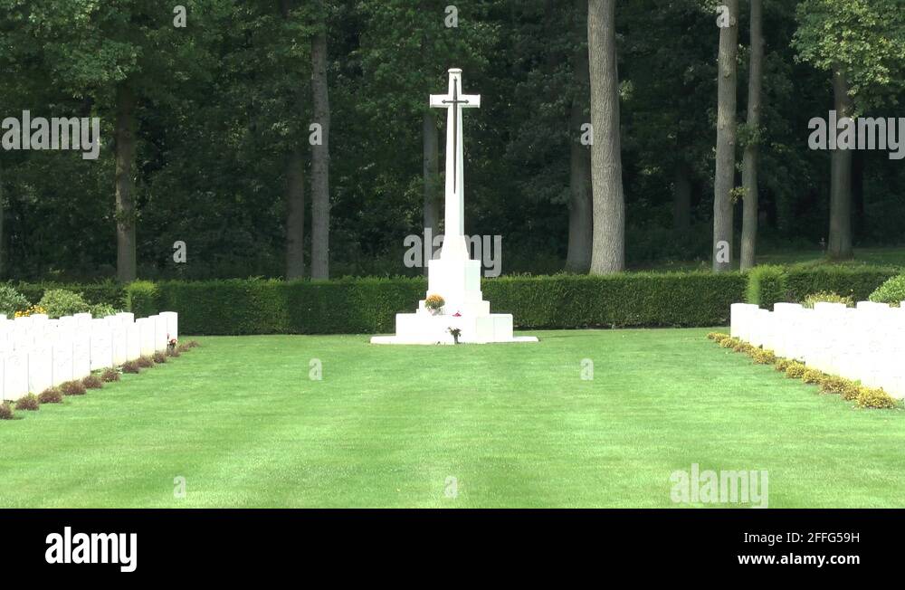 Arnhem oosterbeek war cemetery Stock Videos & Footage - HD and 4K Video ...