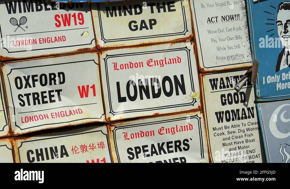 Traffic signs street london england Stock Videos & Footage - HD and 4K ...