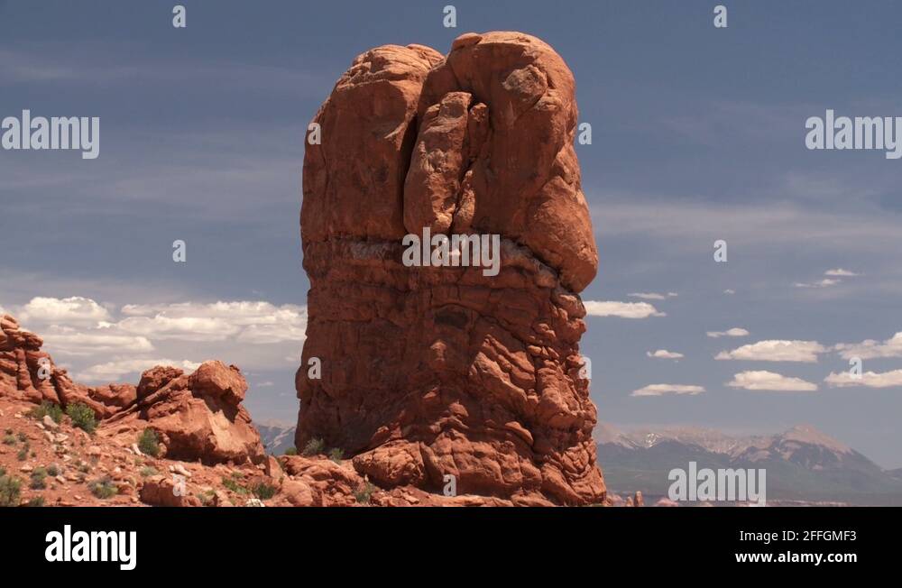 Arches national park rock formation Stock Videos & Footage - HD and 4K ...