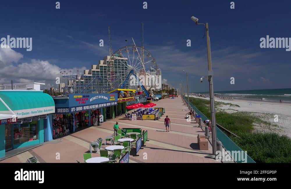 Daytona beach boardwalk and pier Stock Videos & Footage - HD and 4K ...