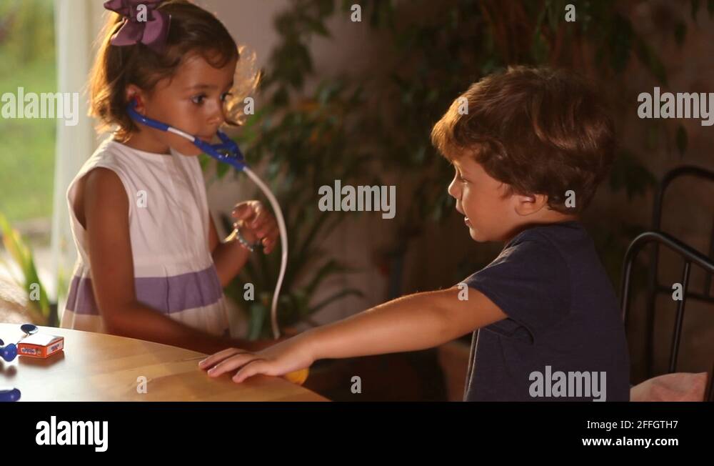 Brother sister playing doctor Stock Videos & Footage - HD and 4K Video ...