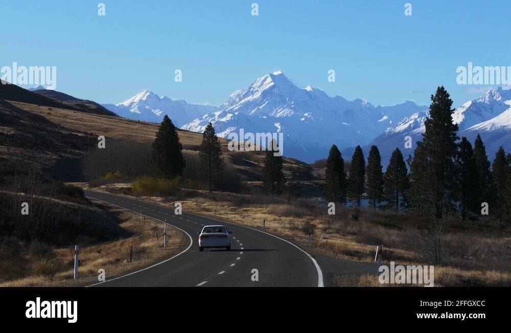 Road to mt cook Stock Videos & Footage - HD and 4K Video Clips - Alamy