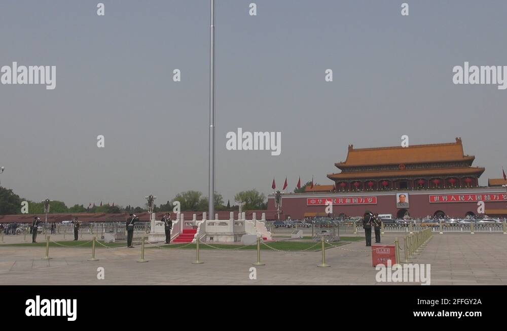 Chinese guard tiananmen square beijing Stock Videos & Footage - HD and ...