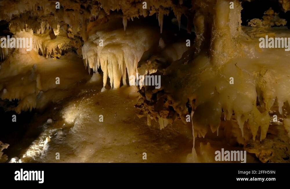 Stalactites and stalagmites formation Stock Videos & Footage - HD and ...