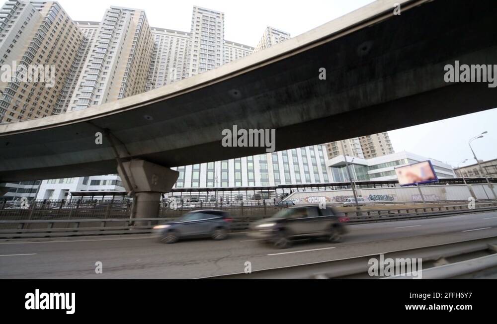 Residential building under highway bridge Stock Videos & Footage - HD ...