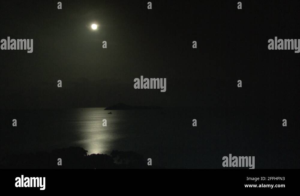 Moon rising over water Stock Videos & Footage - HD and 4K Video Clips ...