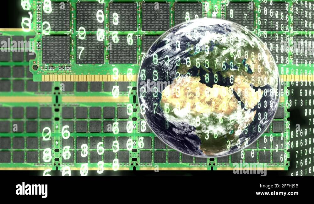 Binary code and planet earth Stock Videos & Footage - HD and 4K Video Clips - Alamy