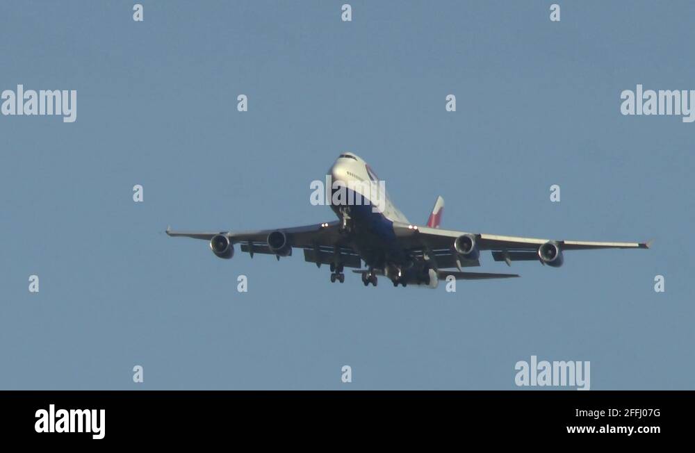British airways boeing 747 at heathrow Stock Videos & Footage - HD and ...
