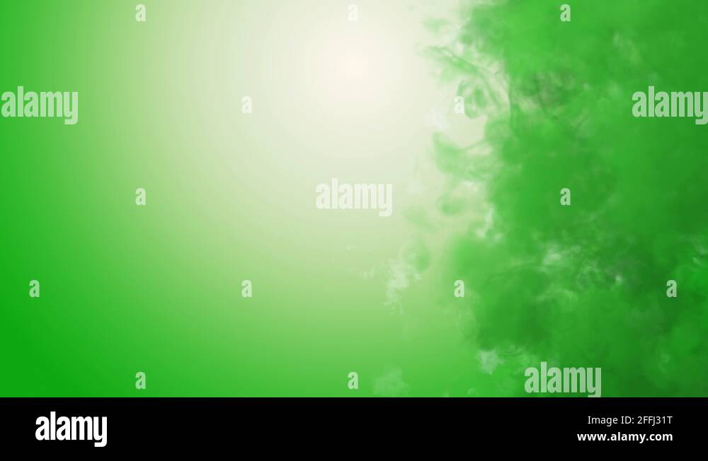 lime green abstract motion background with smoke particle clouds borders Stock Video Footage - Alamy
