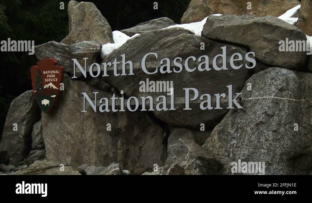 North cascades national park sign Stock Videos & Footage - HD and 4K ...