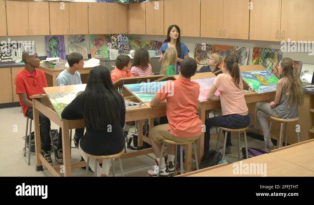 High school art Stock Videos & Footage - HD and 4K Video Clips - Alamy