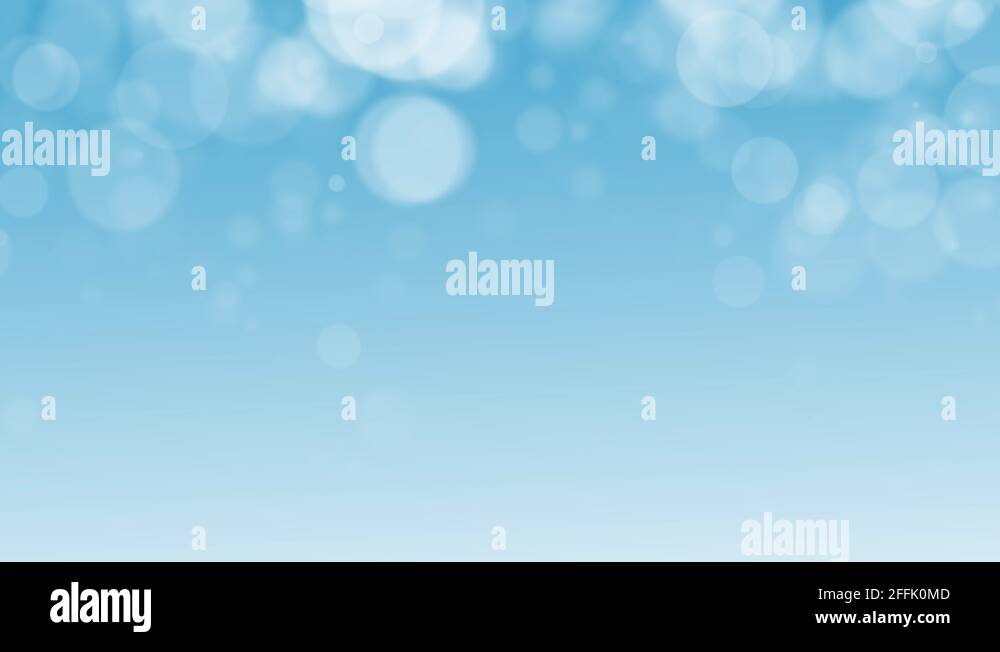 Loopable blue abstract motion background with white particles falling ...