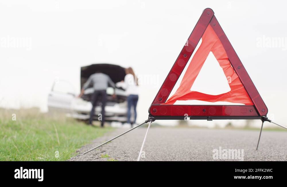 Hazard triangle Stock Videos & Footage - HD and 4K Video Clips - Alamy
