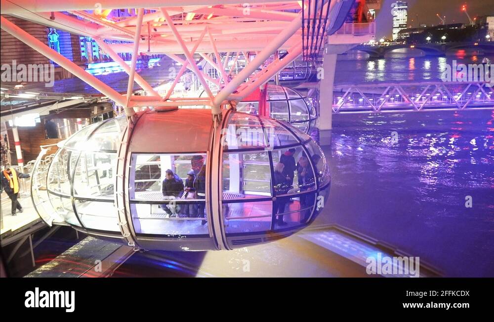 London Eye Capsule for editorial use only Stock Video Footage - Alamy