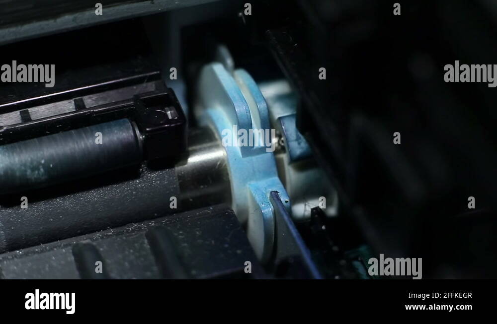 Working Mechanism Of Printer 2 Stock Video Footage - Alamy