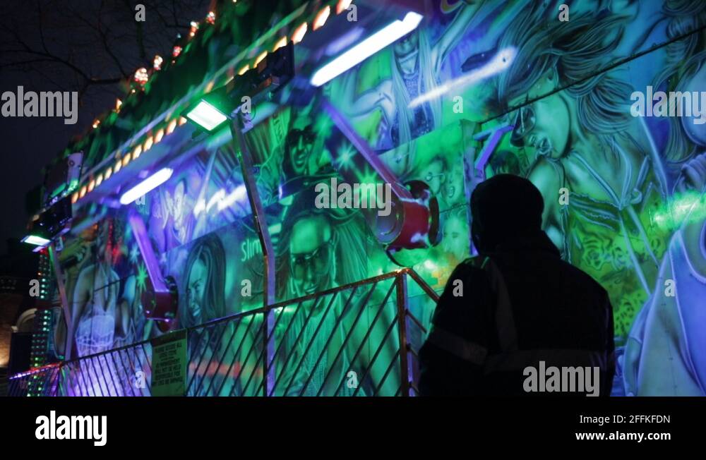 Funfair ride at night Stock Videos & Footage - HD and 4K Video Clips ...