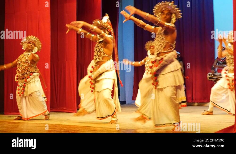 Ves Natuma dance Kandyan Dancers Sri Lanka Stock Video Footage - Alamy